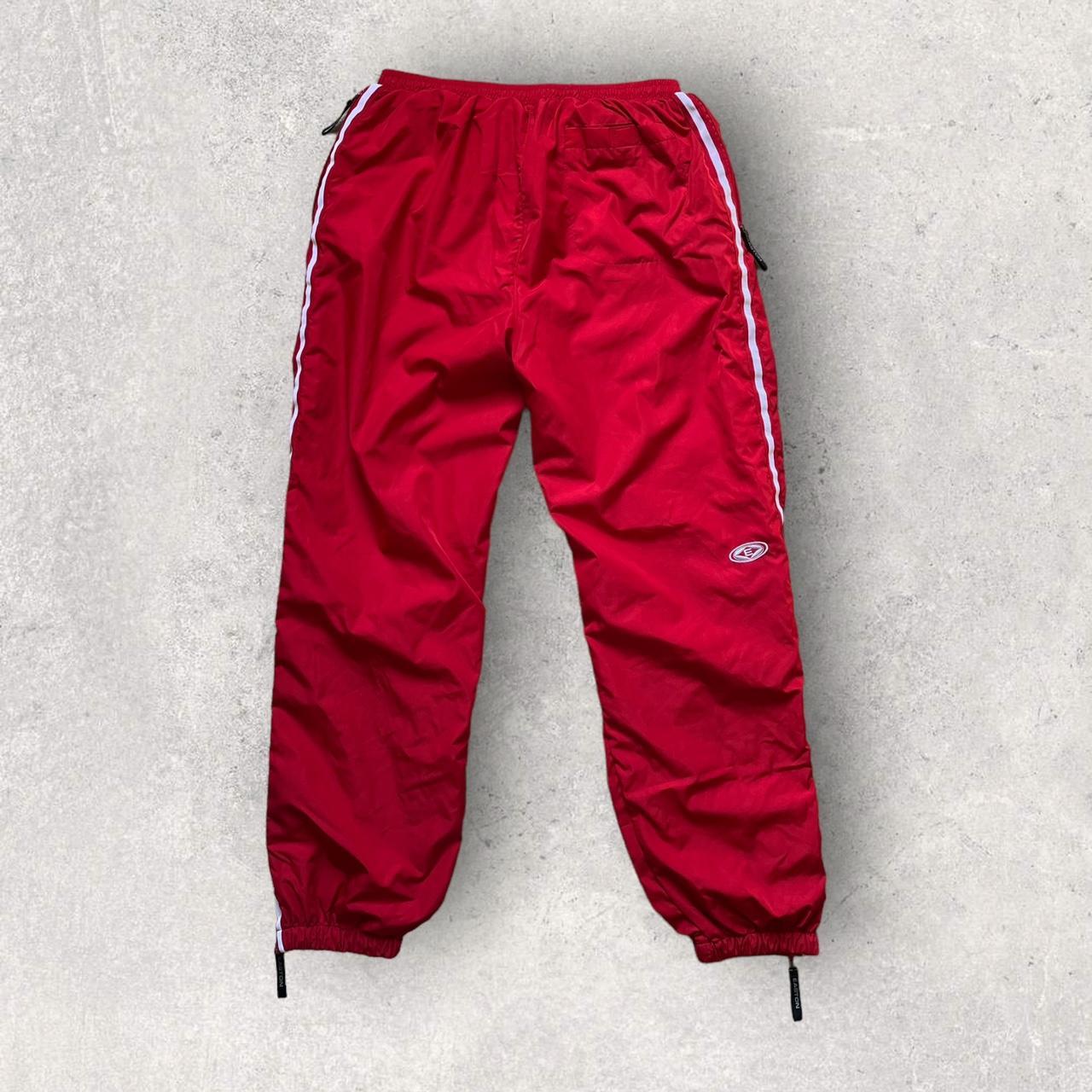 Reclaimed Vintage Men's Red Joggers-tracksuits | Depop