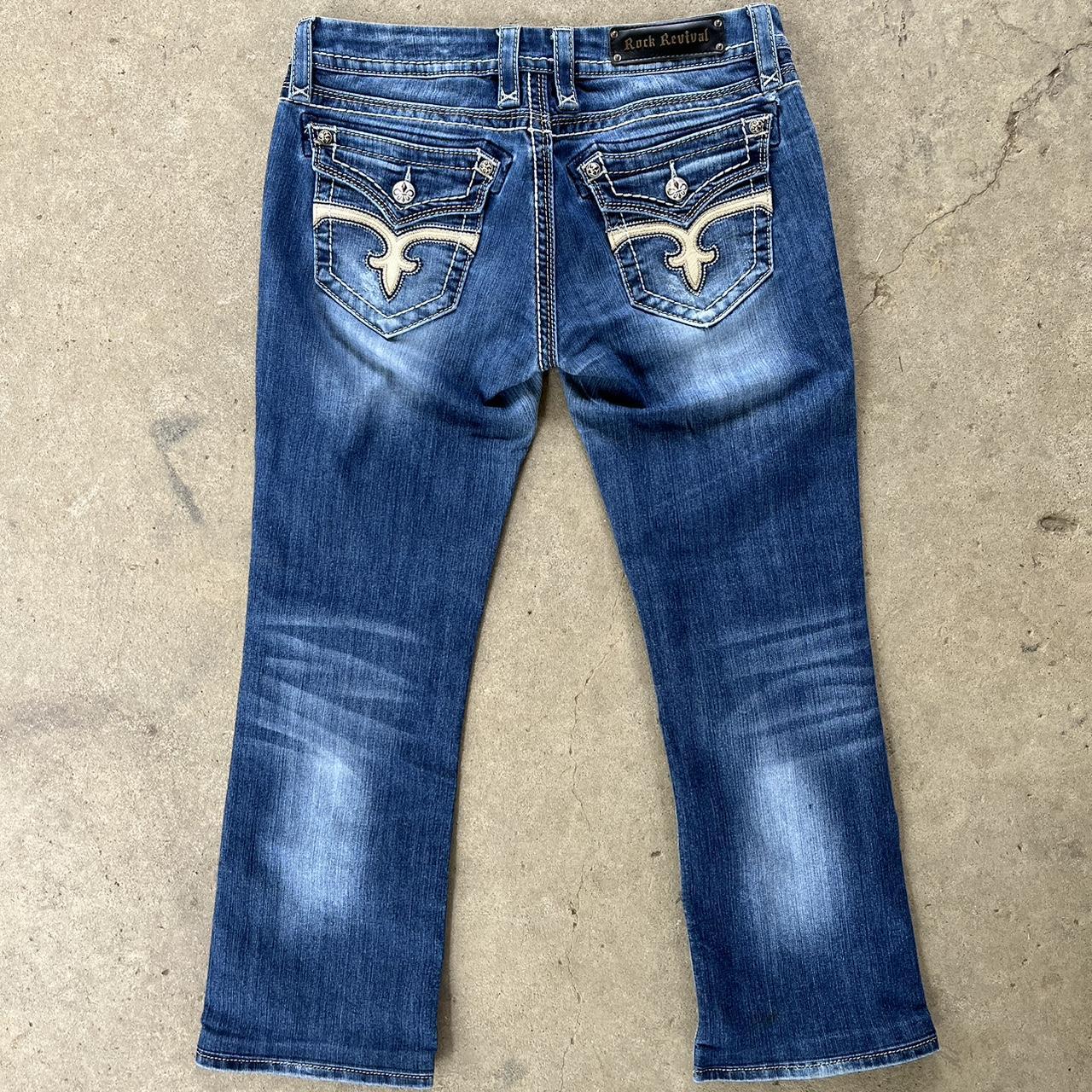 rock revival cross affliction denim size 34 dope... - Depop