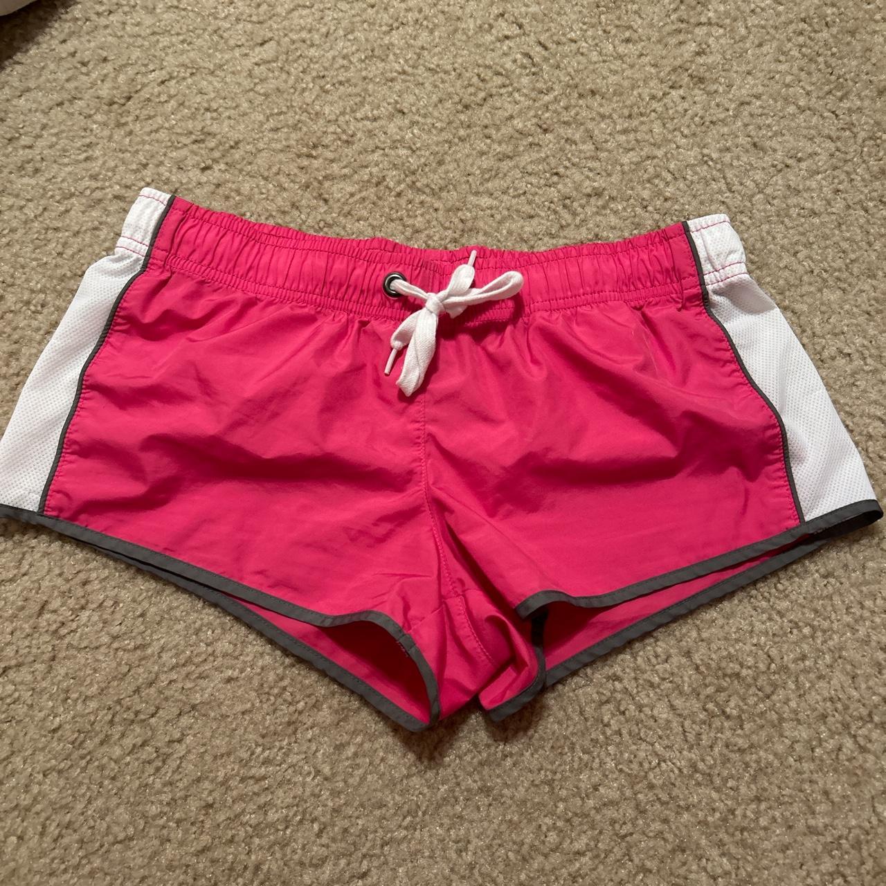 Victoria’s secret pink athletic shorts in a size... - Depop