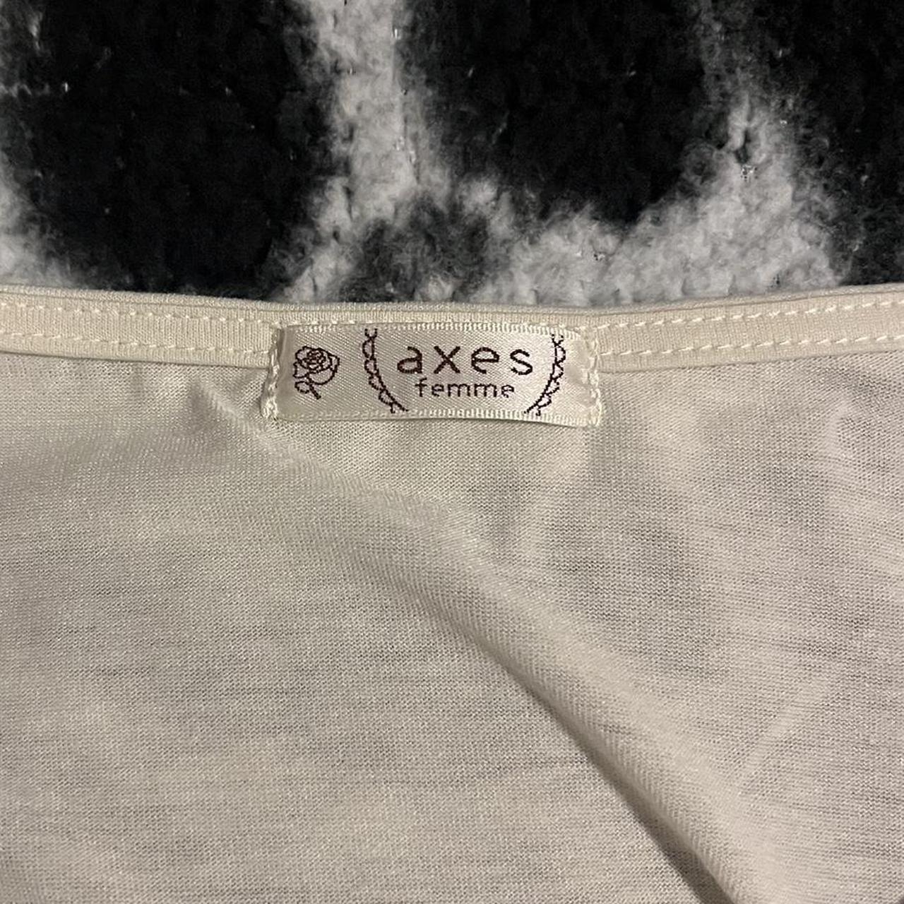 Axes Femme Milky White horror protag shirt :33 🐾 -... | Depop