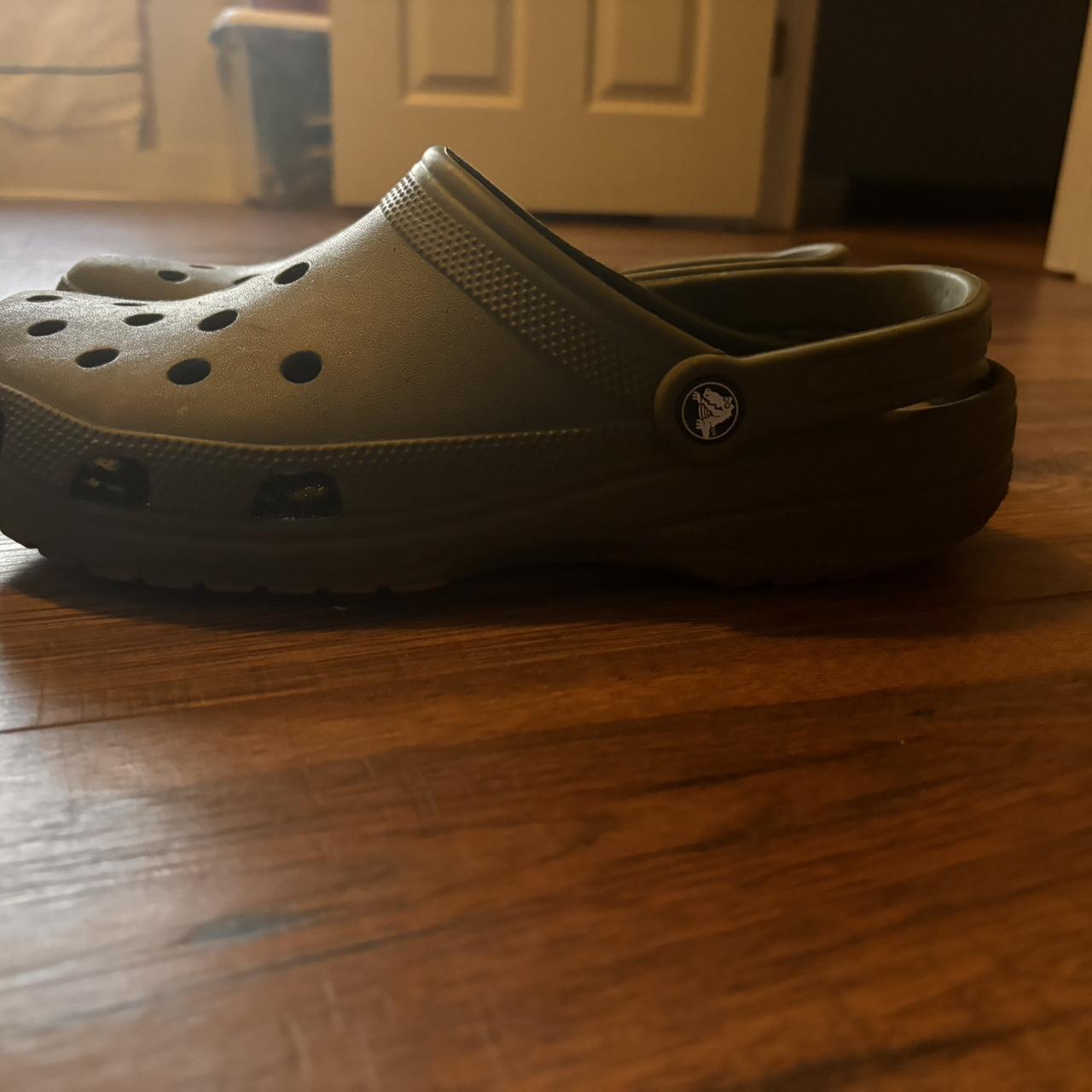 Dark green crocs - Depop