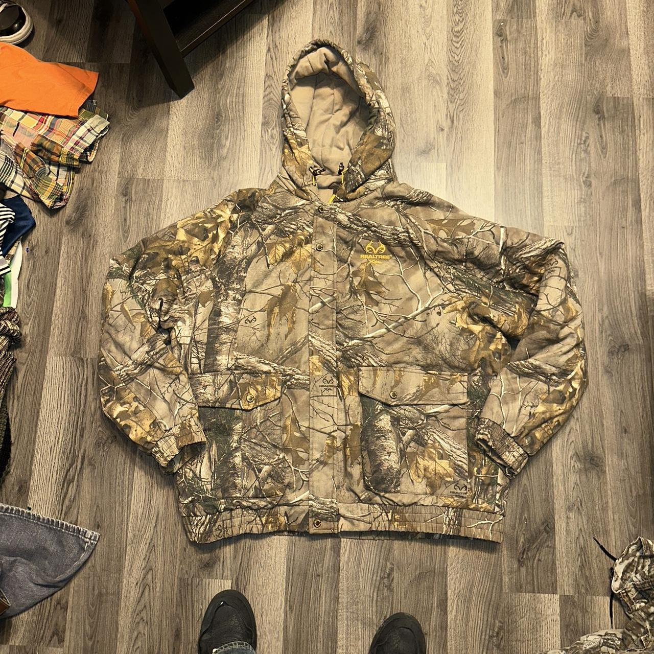 Realtree camo jacket with hoodie #camo - Depop