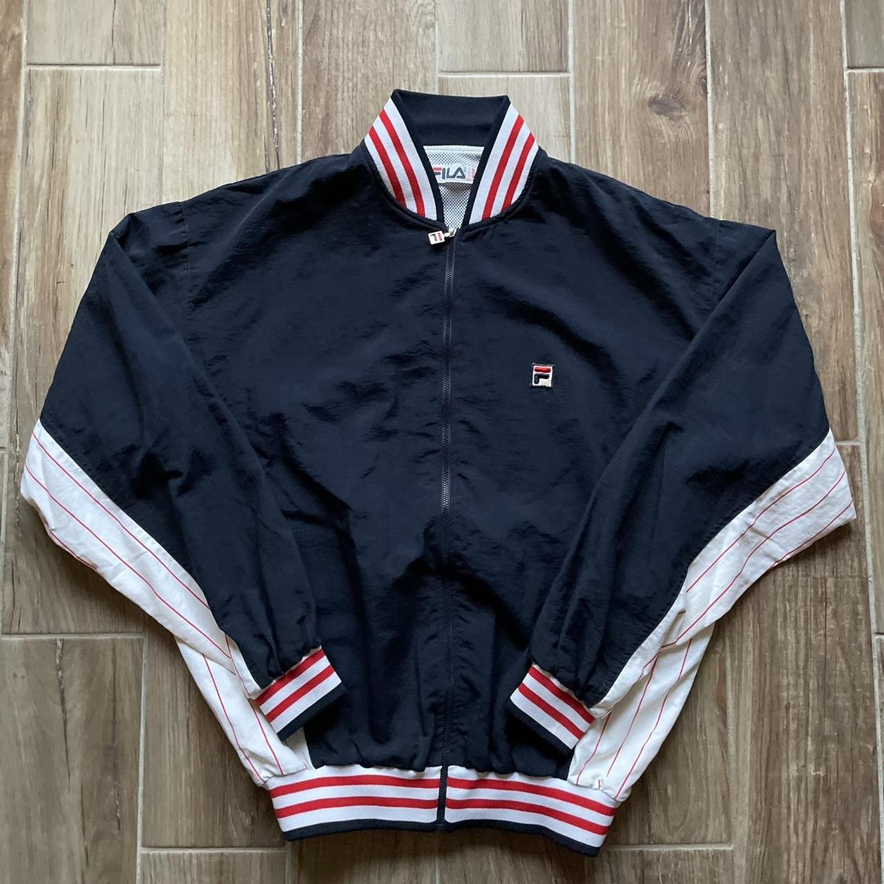 90’s Vintage Fila Jacket Size: L Great condition,... - Depop