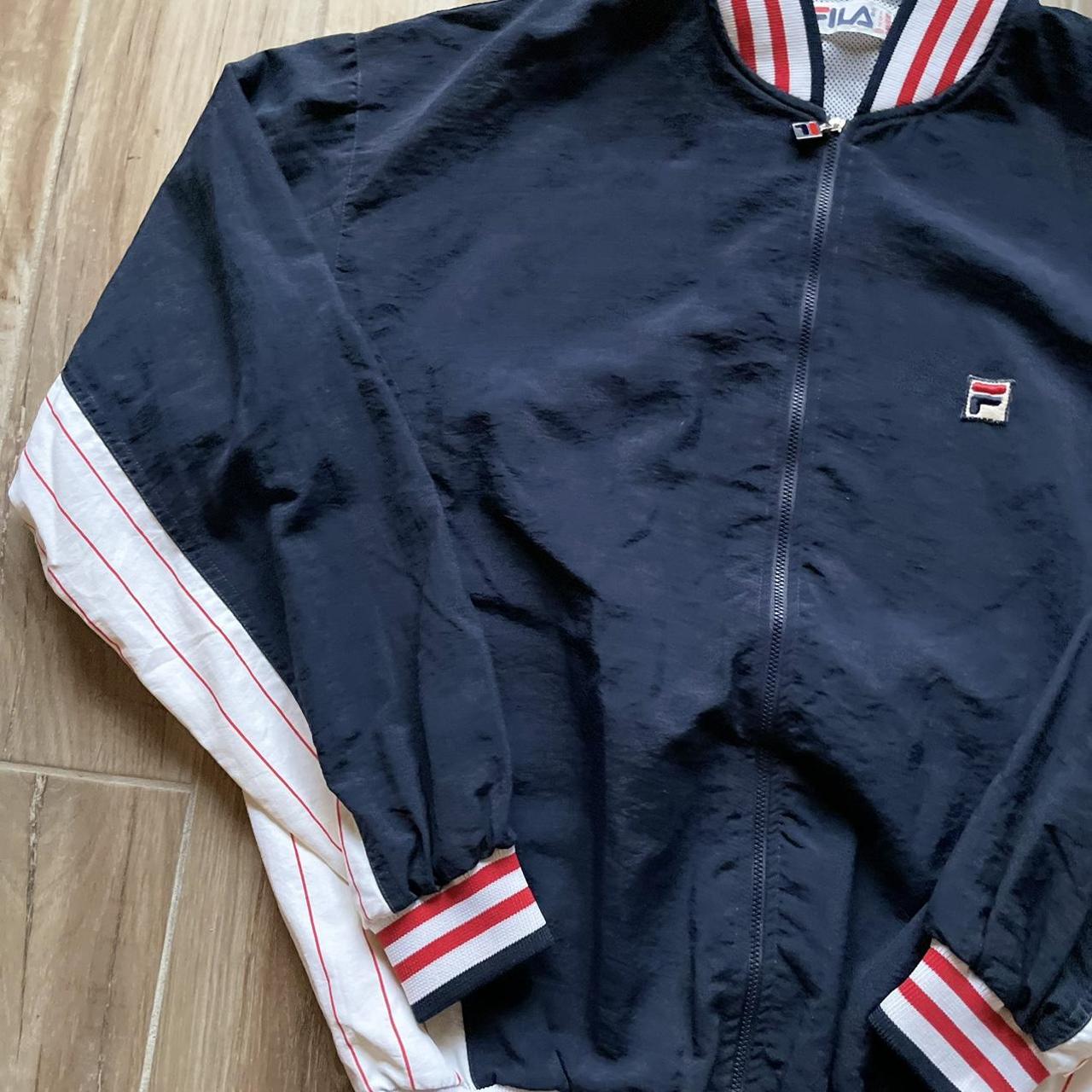 90’s Vintage Fila Jacket Size: L Great condition,... - Depop