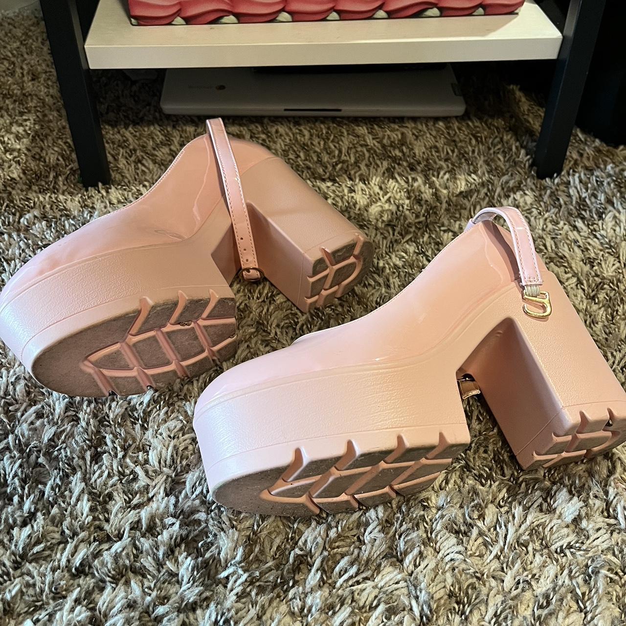 ⚠️U.S only⚠️ Pink shein platform heels. Worn a few... - Depop