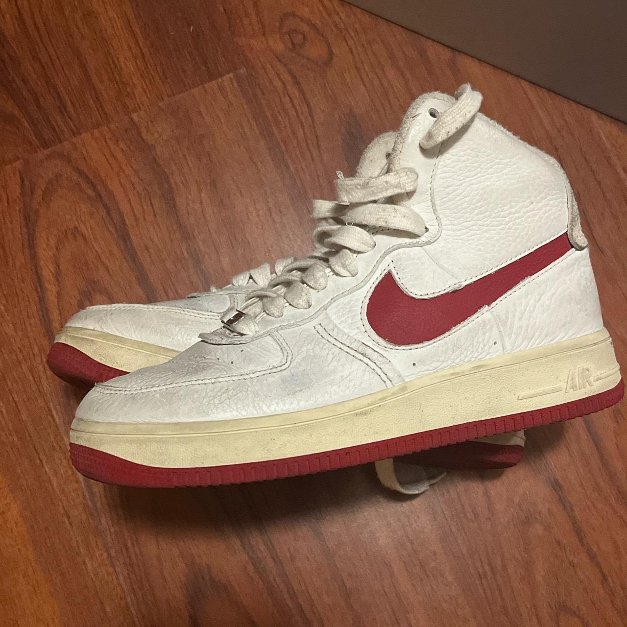 Nike Air Force 1 High AF1 Sculpt Red White size us7 - Depop