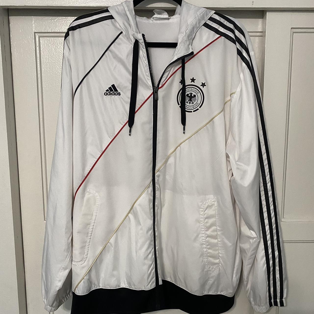 Awesome Germany soccer rain jacket. The jacket has... - Depop