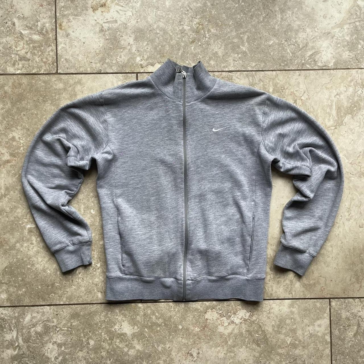 Vintage 2000s Nike Zip Up Jumper Embroidered Nike... - Depop