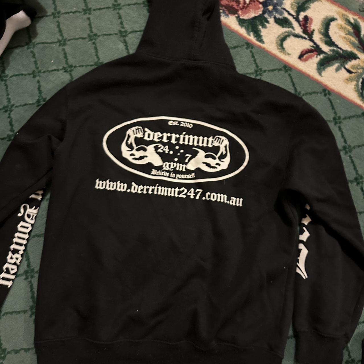 Derrimut Gym Apparel Black Hoodie Size Large - Depop