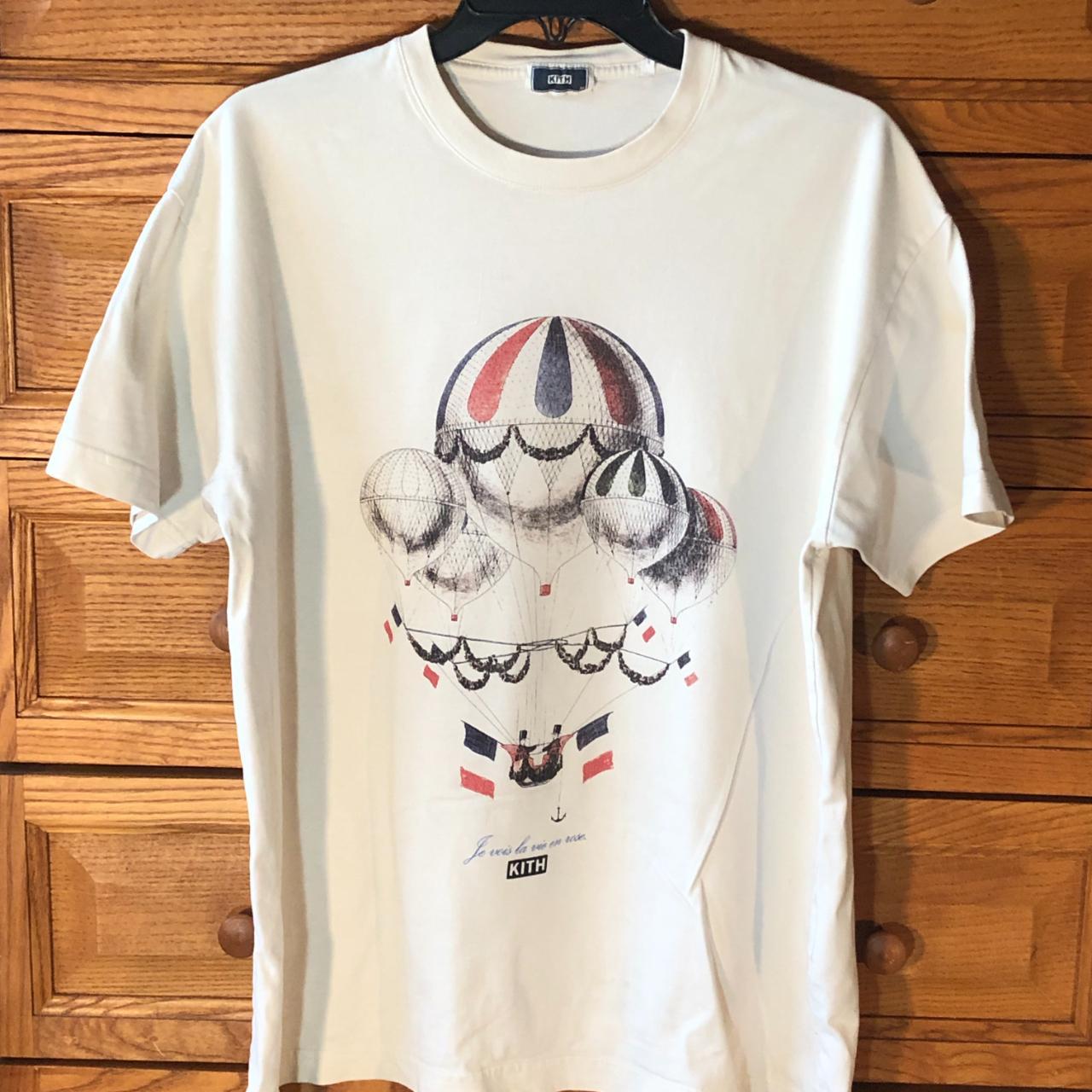 Kith La Vie En Rose FW21 Graphic Tee in Cream. Size... - Depop