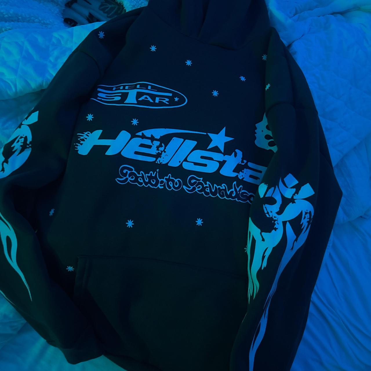 Hellstar Hoodie Dark Grey | Depop