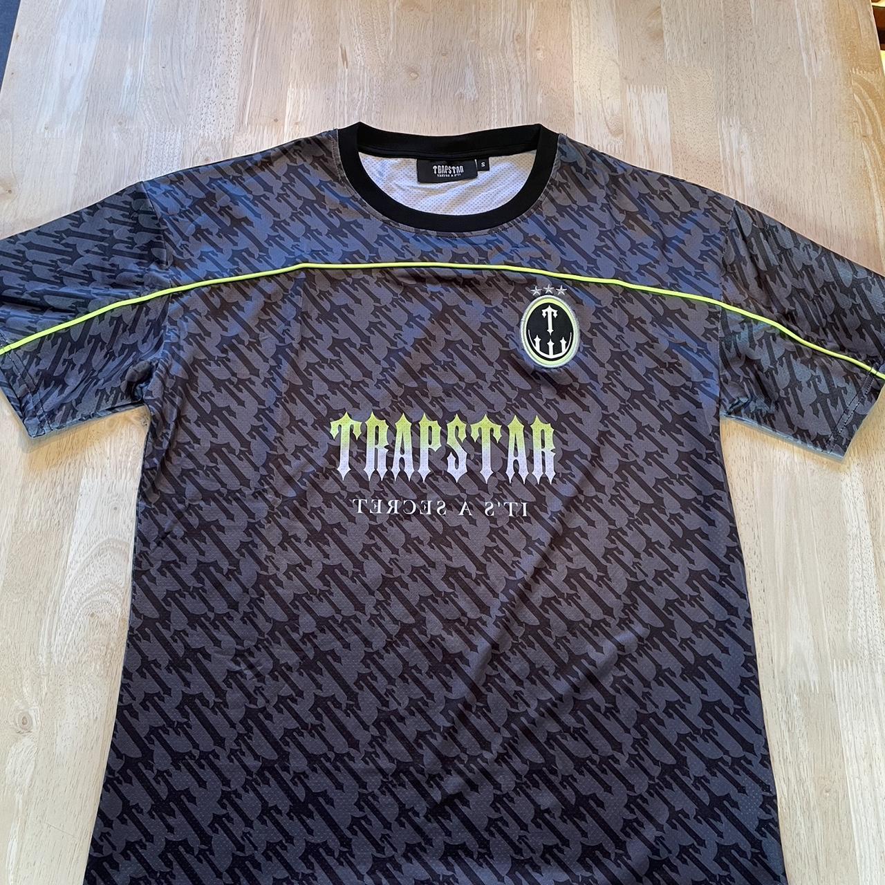 Trapstar neon football shirt Perfect condition worn... - Depop