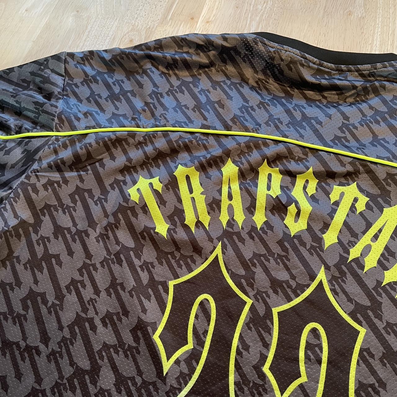 Trapstar neon football shirt Perfect condition worn... - Depop