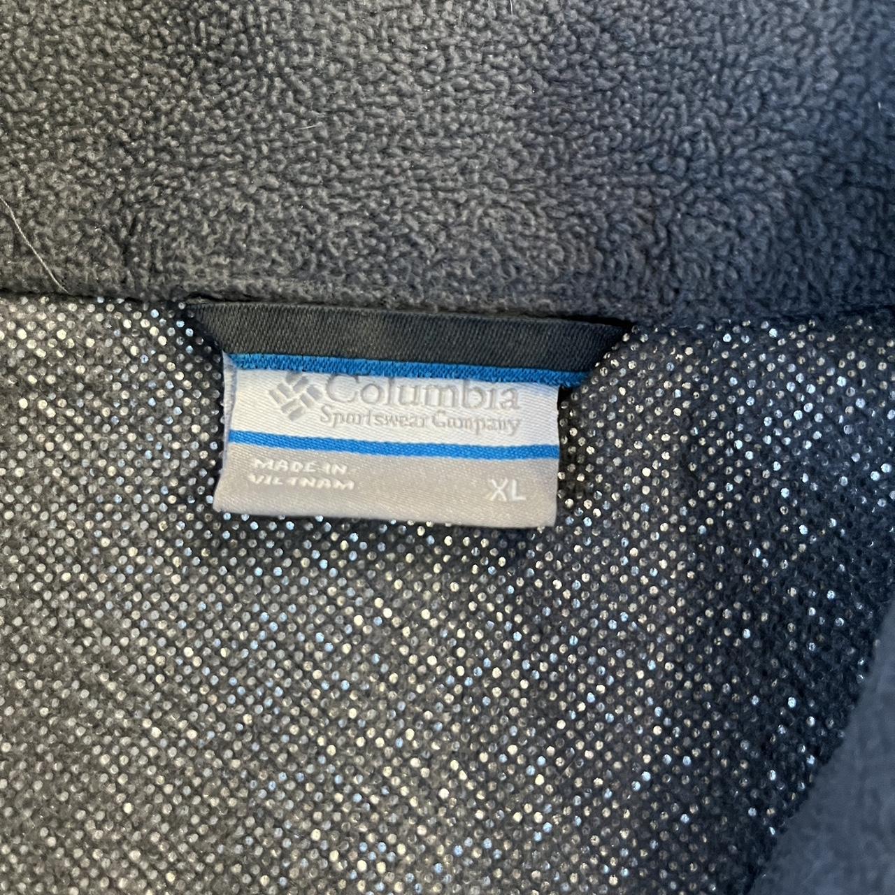 vintage grey columbia jacket size XL high quality... - Depop