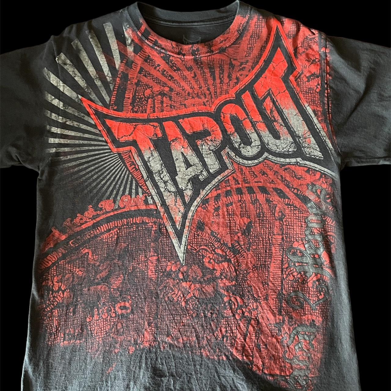 Tapout Sick design crazy details Size medium true... - Depop