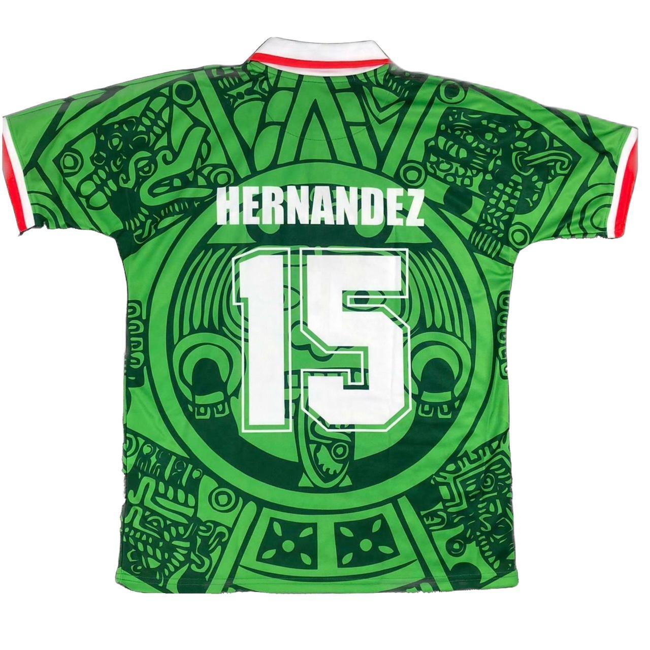Mexico 1994 Hernandez Retro Jerseys #15 Premium... - Depop