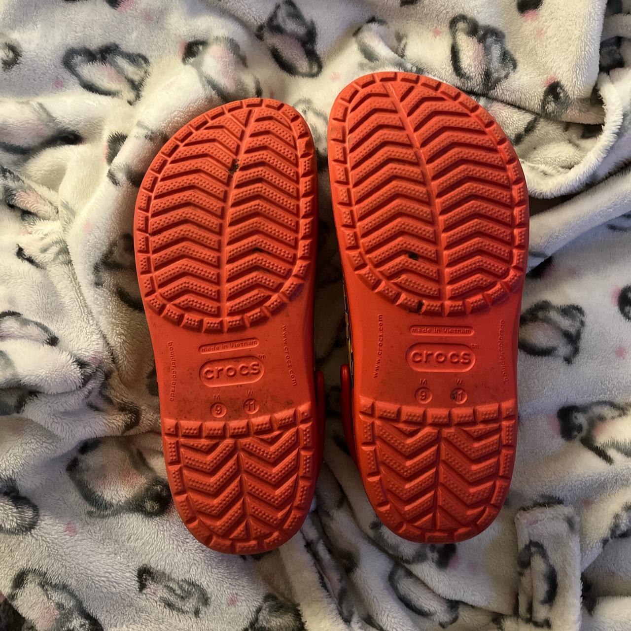 Lightning McQueen crocs Light up - Depop