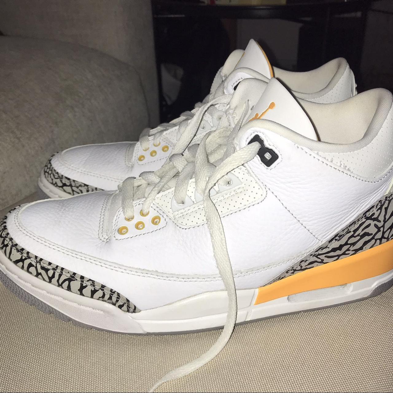 Nike Air Jordan 3 Retro Laser Orange WMNS UK 7.5... - Depop