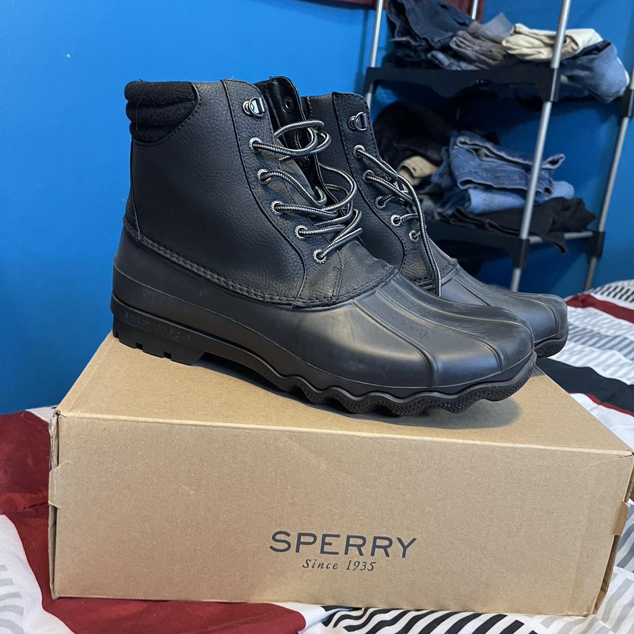 Men sperry boots size 11 with box - Depop