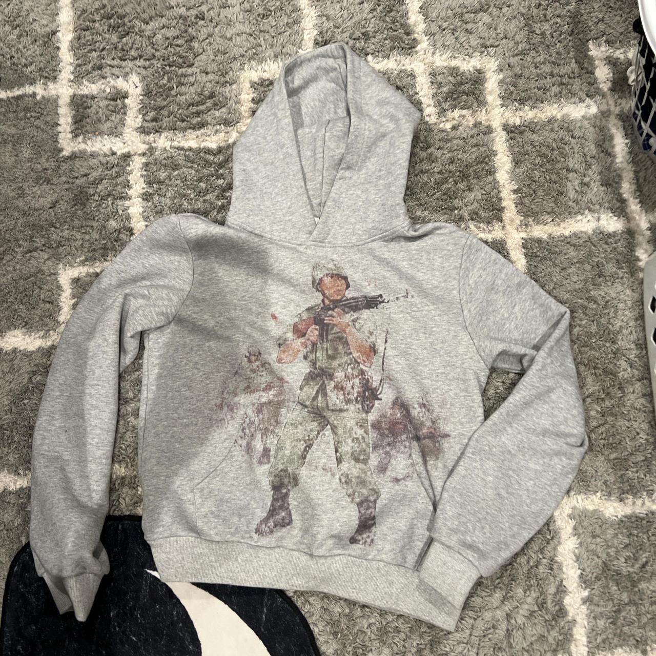peaceinwar soldier hoodie (RARE) --- TAKING... - Depop