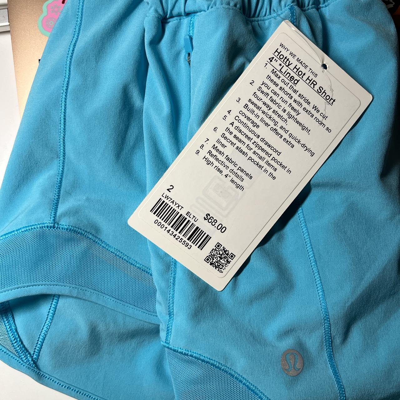 New with tags Lululemon shorts size 2 4’ inseam RARE... - Depop