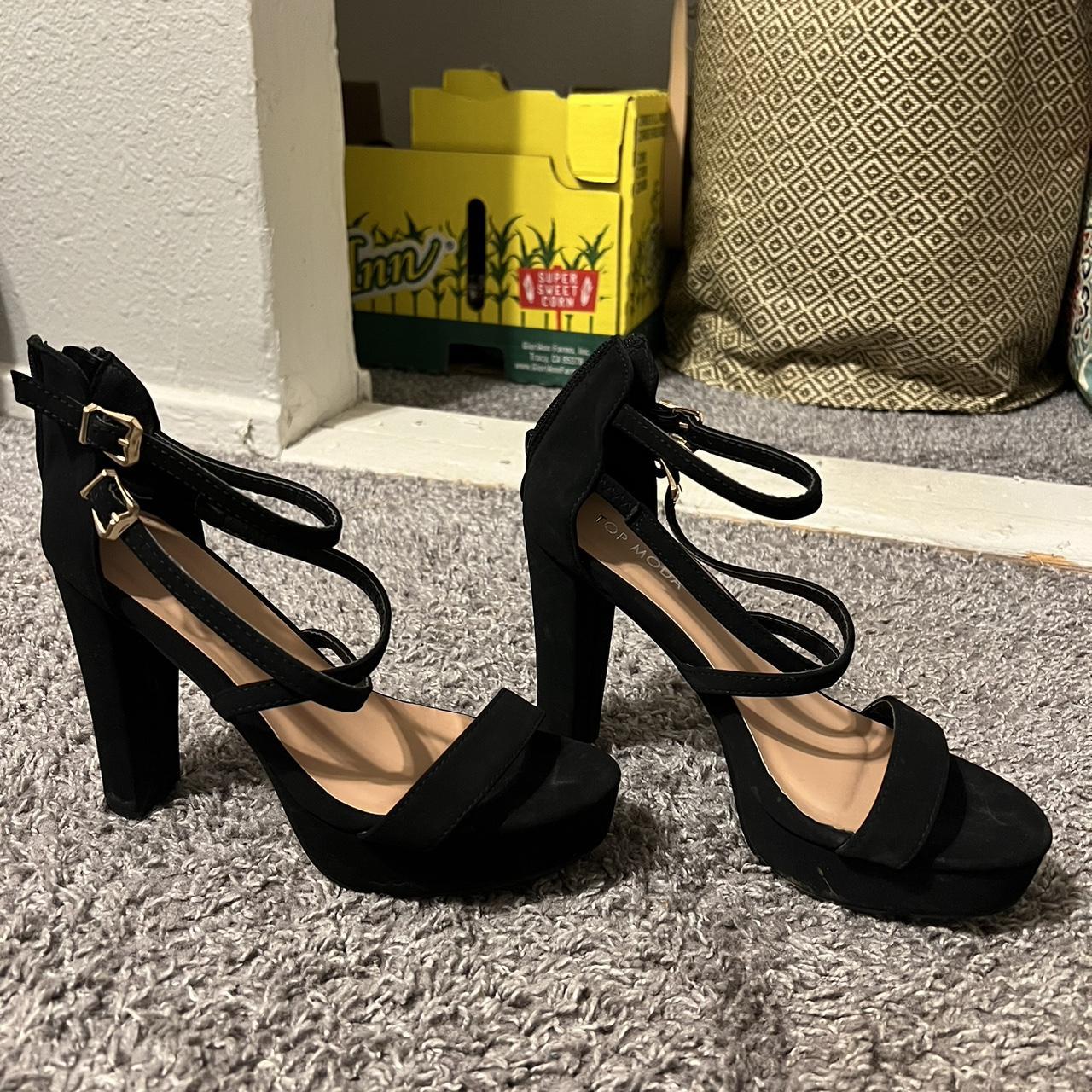 Black high heels - Depop