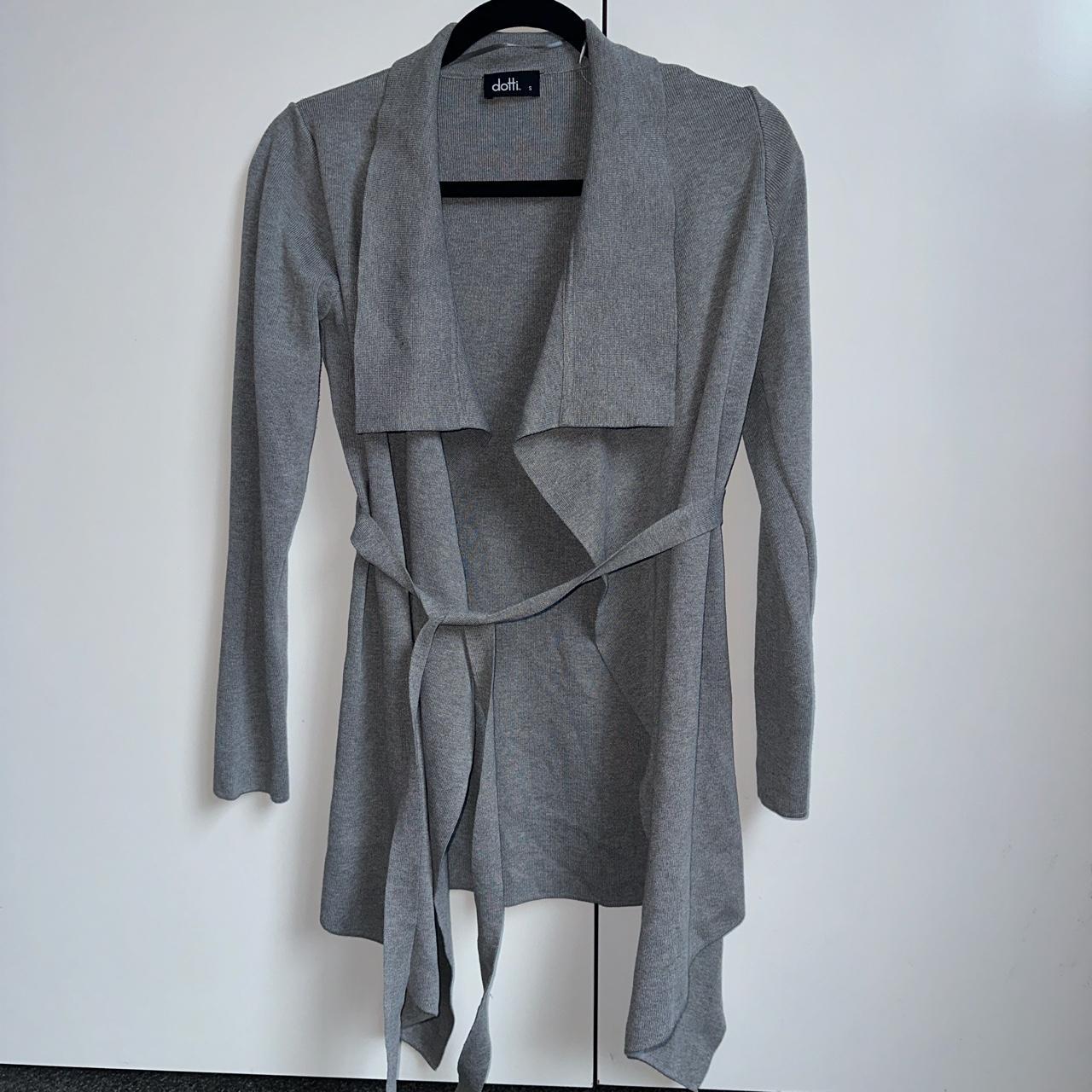 3 x Dotti waterfall cardigans All size small Black... - Depop