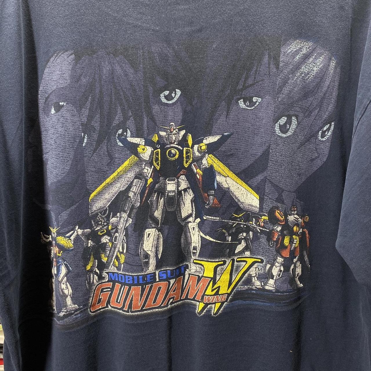 Vintage shirt gundam wing mobile suit sz xl the... - Depop