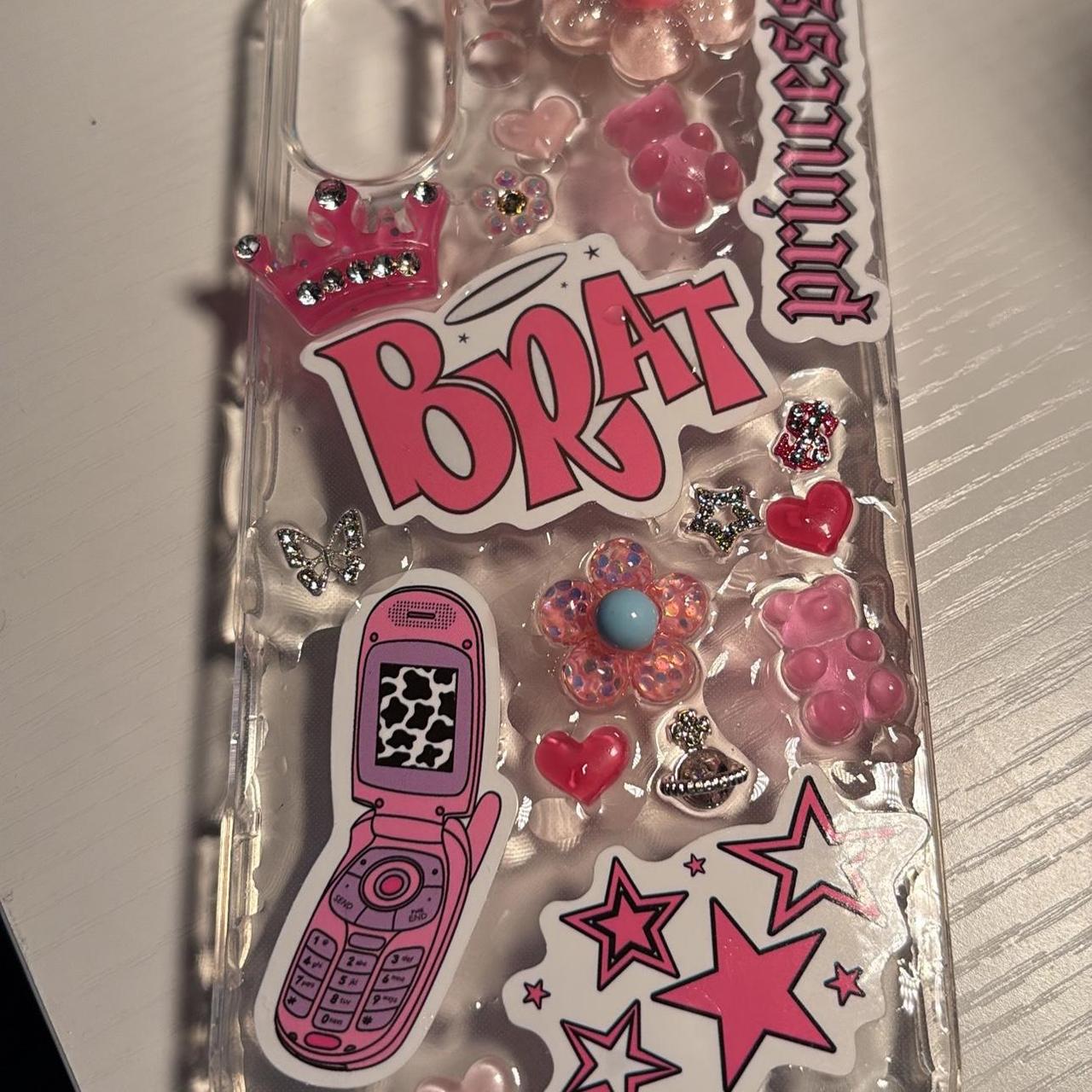 Pink and silver Bratz phone case #Bratz | Depop