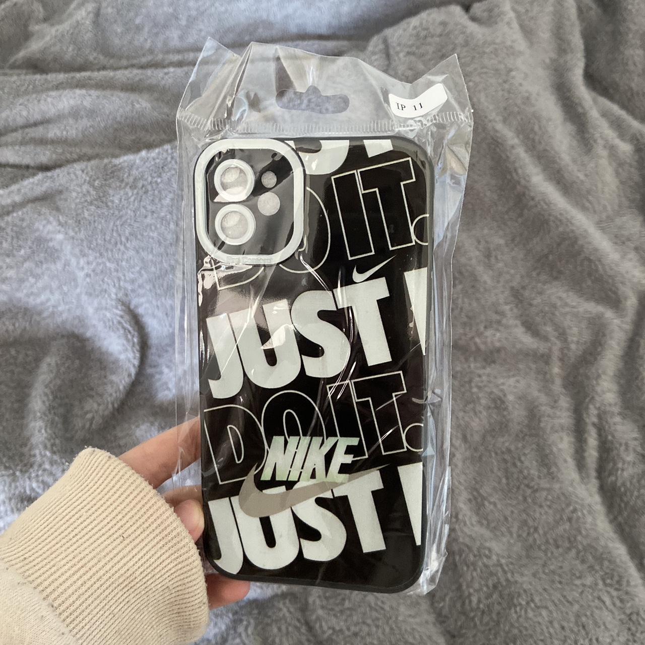 iPhone 11 NIKE Black White Phone Case #Phonecase... - Depop