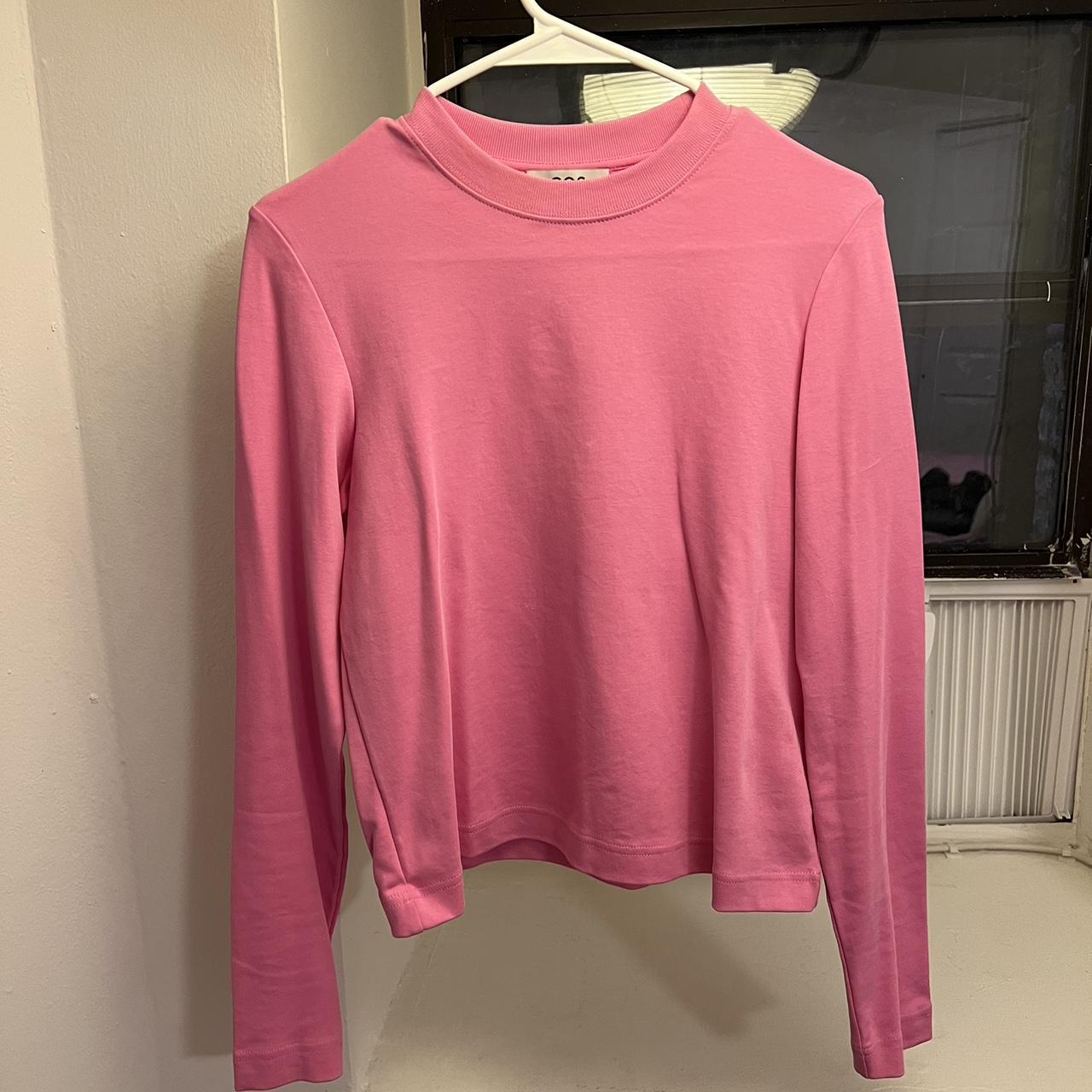 Cos pink long sleeve size XS. Never worn #cos... - Depop