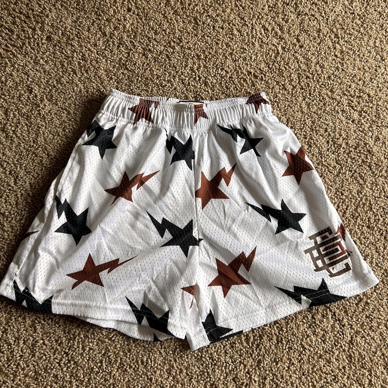 Size Small- Boot Eric Emanuel Bape Star Short... - Depop