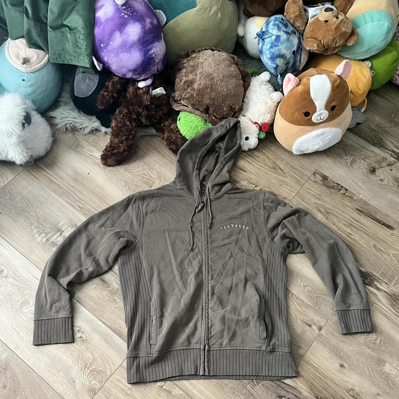 Unisex oversized fit Ted Baker full zip jacket - Depop