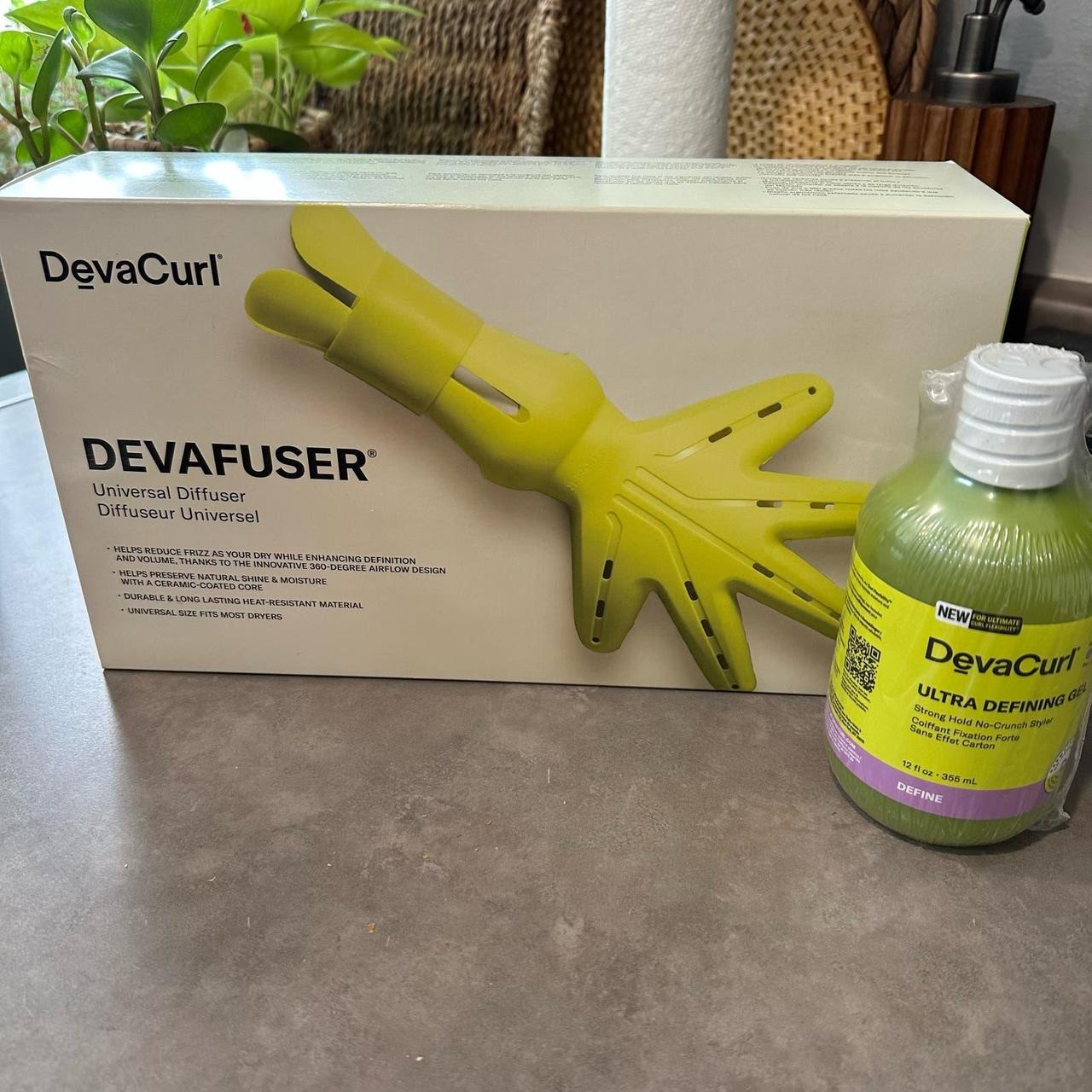 NIB- DevaCurl Devafuser & Ultra Defining Gel - Depop
