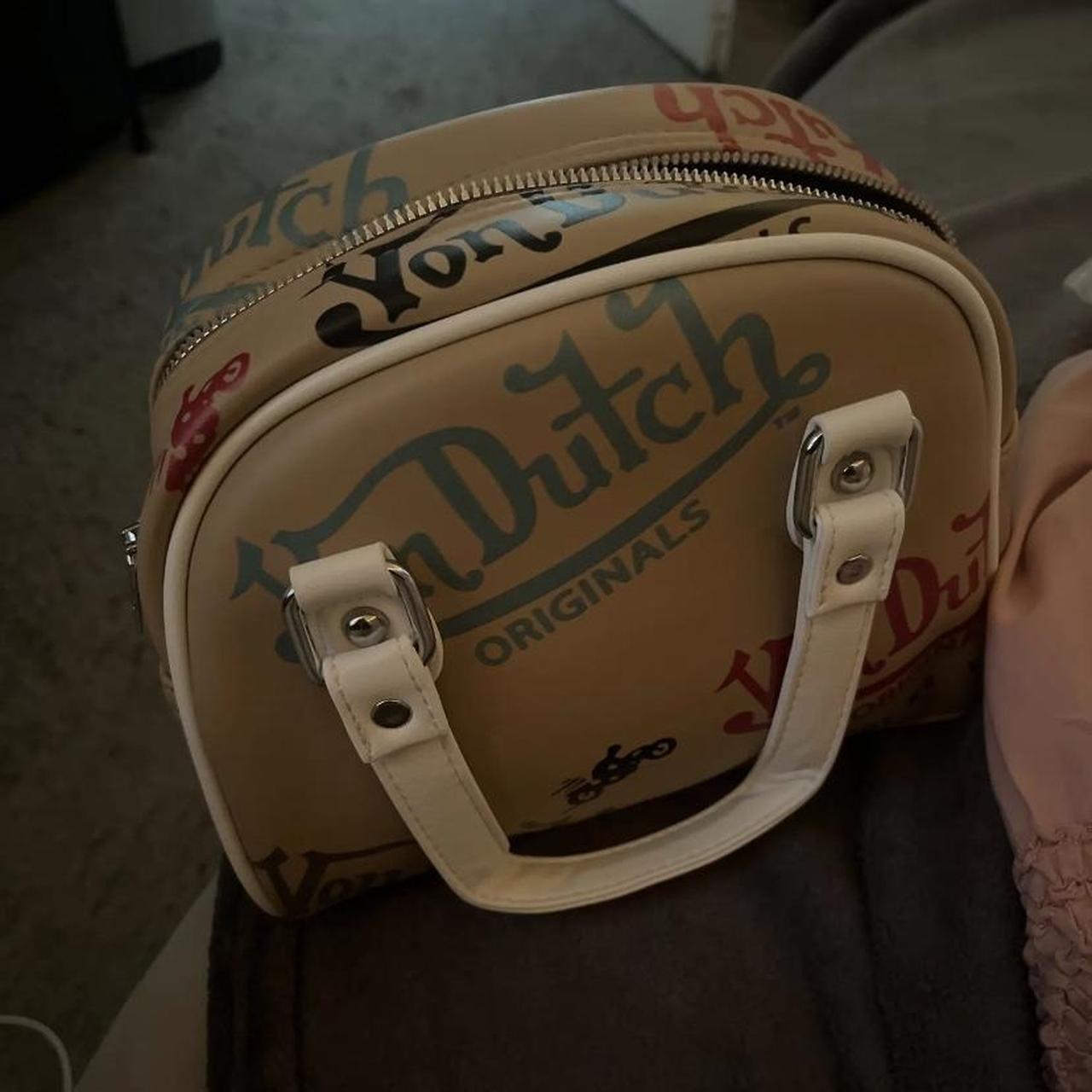 Beige Y2K Small Von Dutch handbag 🤎 comes with the... - Depop