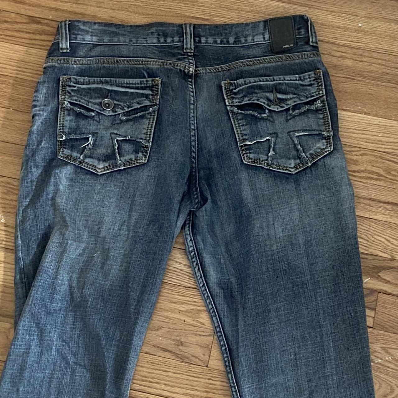 Vintage helix Jorts Cool cross design pockets... - Depop