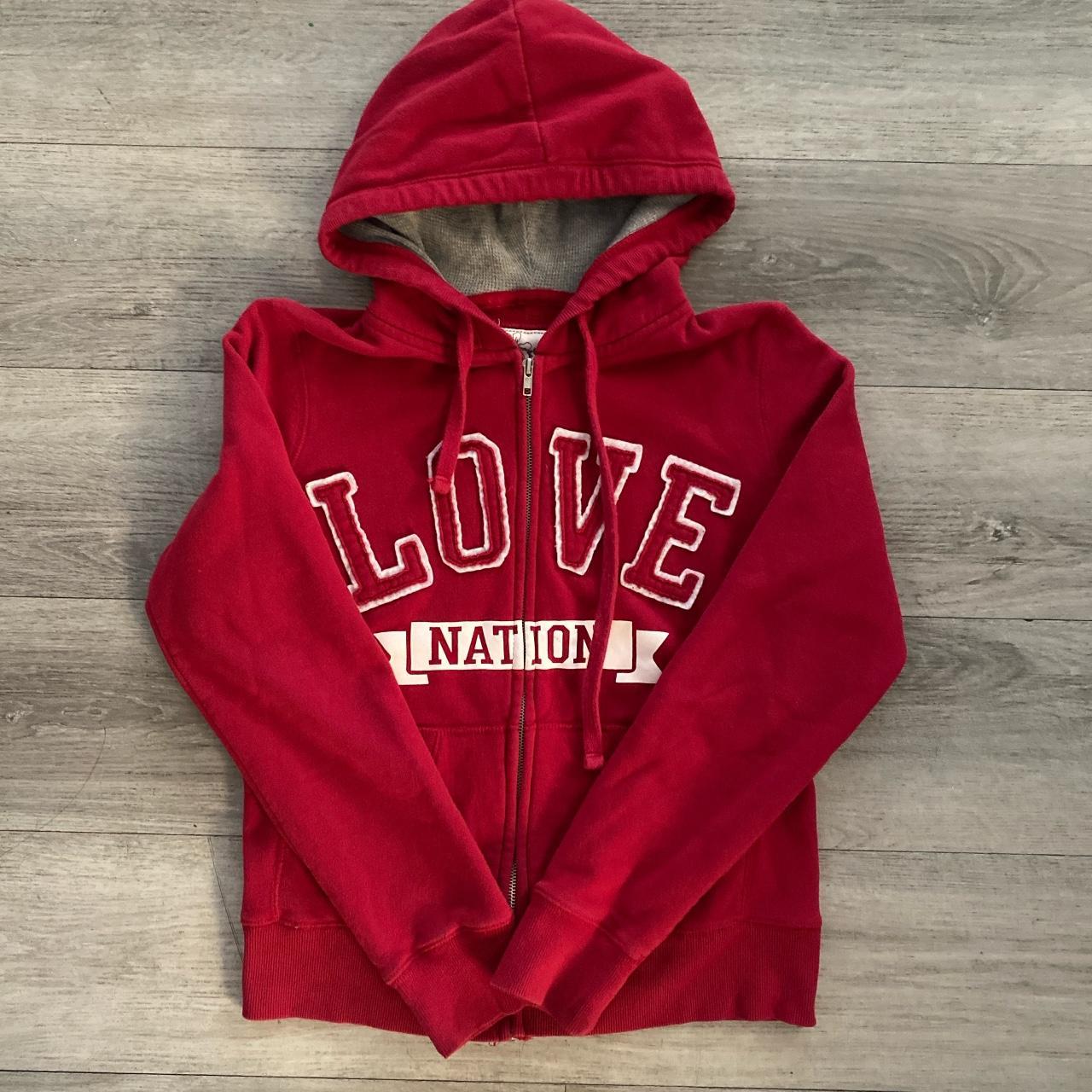 Love Nation Red Zip Up Cute little red zip up... - Depop