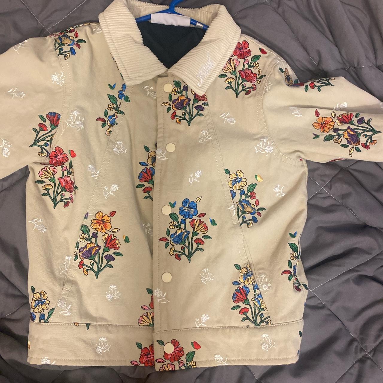 Kith Floral Boys Jacket Worn once Size 6T - Depop