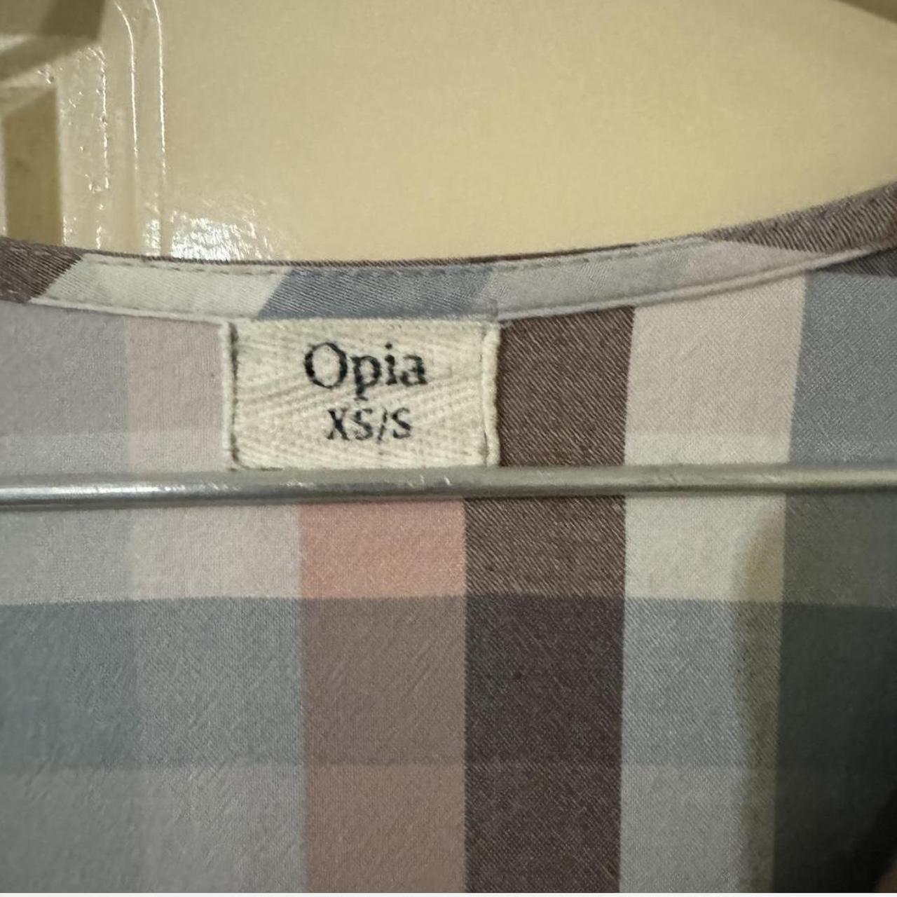 *REPOP - does not fit me* Opia Ethical plaid tartan... - Depop