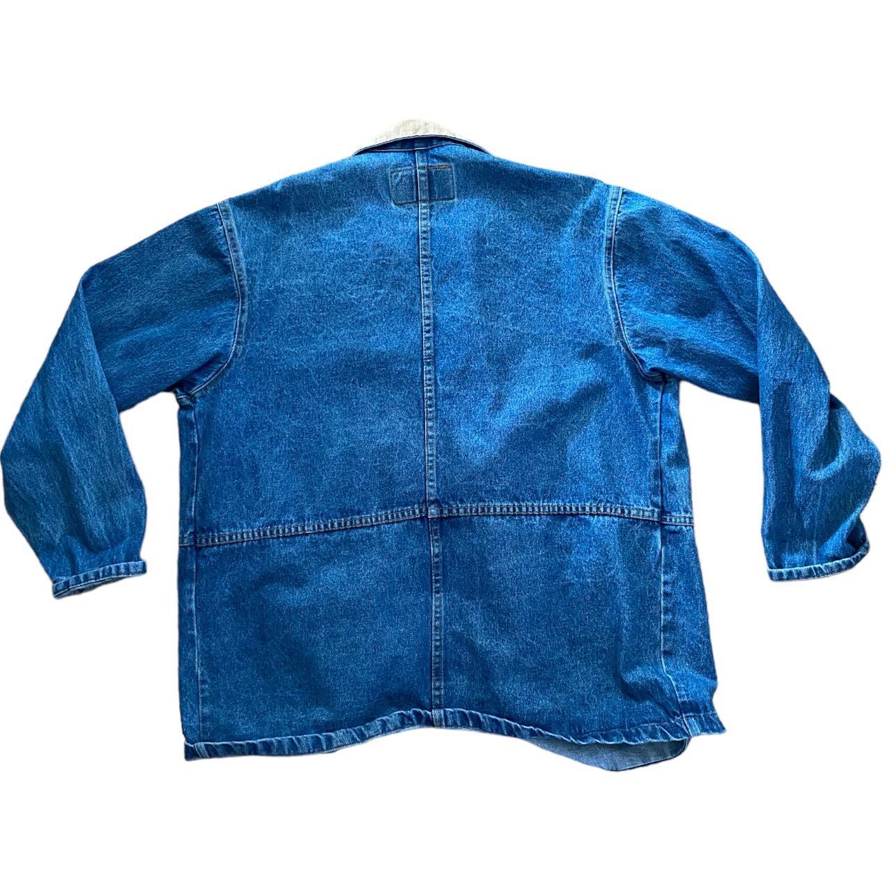 Vintage Jean Jacket Big Smith, size Large Corduroy... - Depop