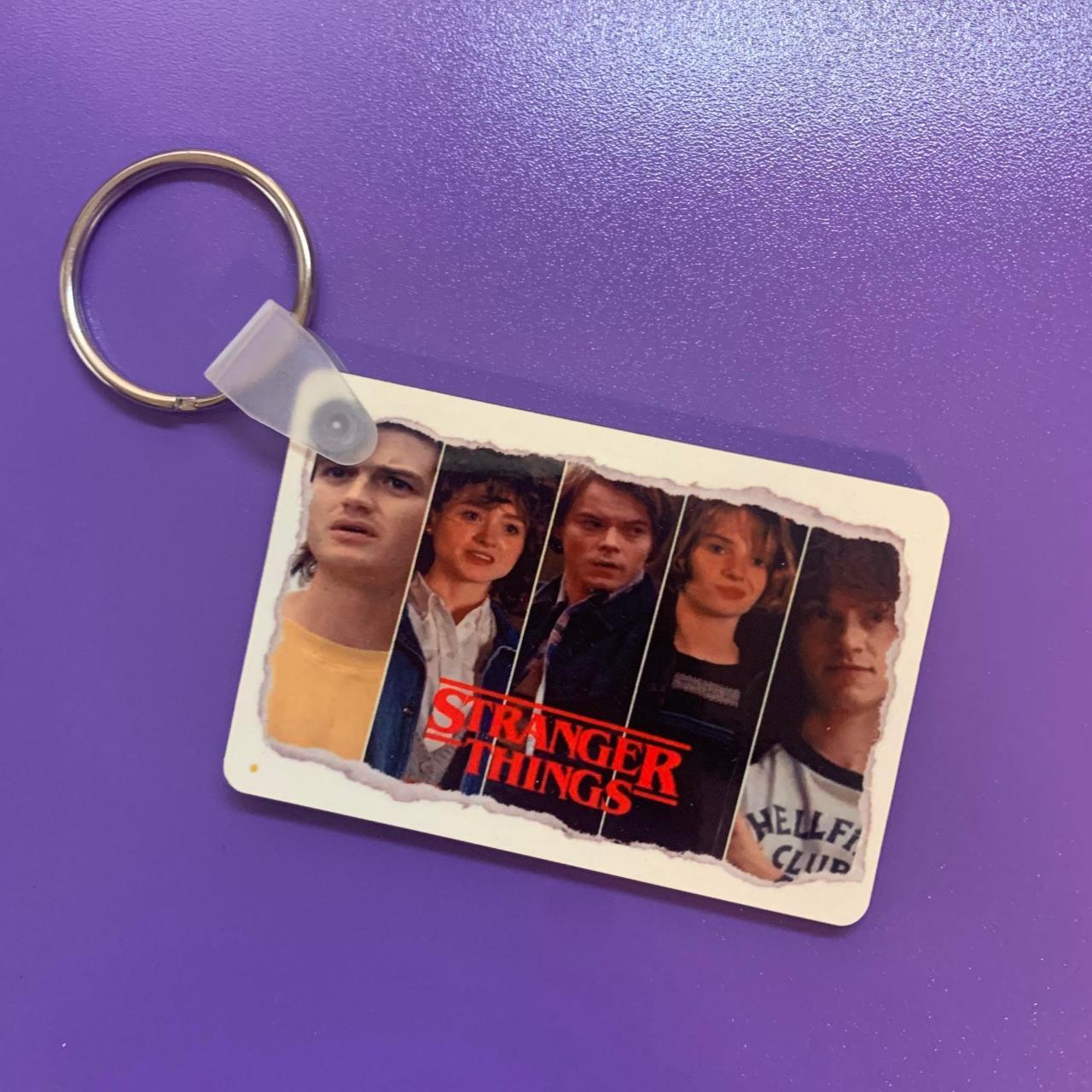 Stranger Things collage keychain. it has Steve,... - Depop