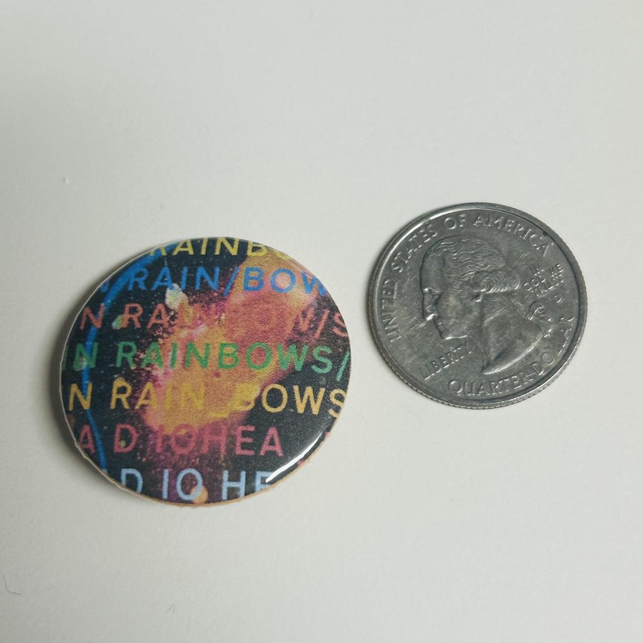 radiohead in rainbows pin 🌈 1.25 in/32... | Depop