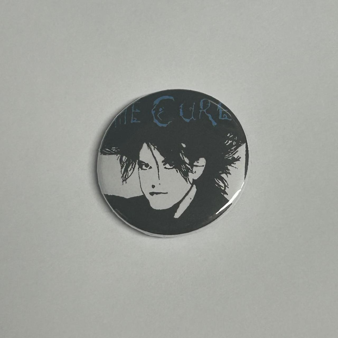the cure pin 1.25 in/32 mm #thecure #grunge #pin - Depop