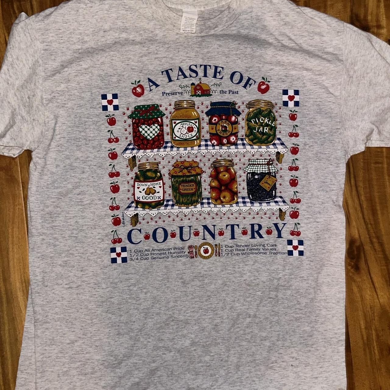 Vtg A Taste of Country tee - Depop