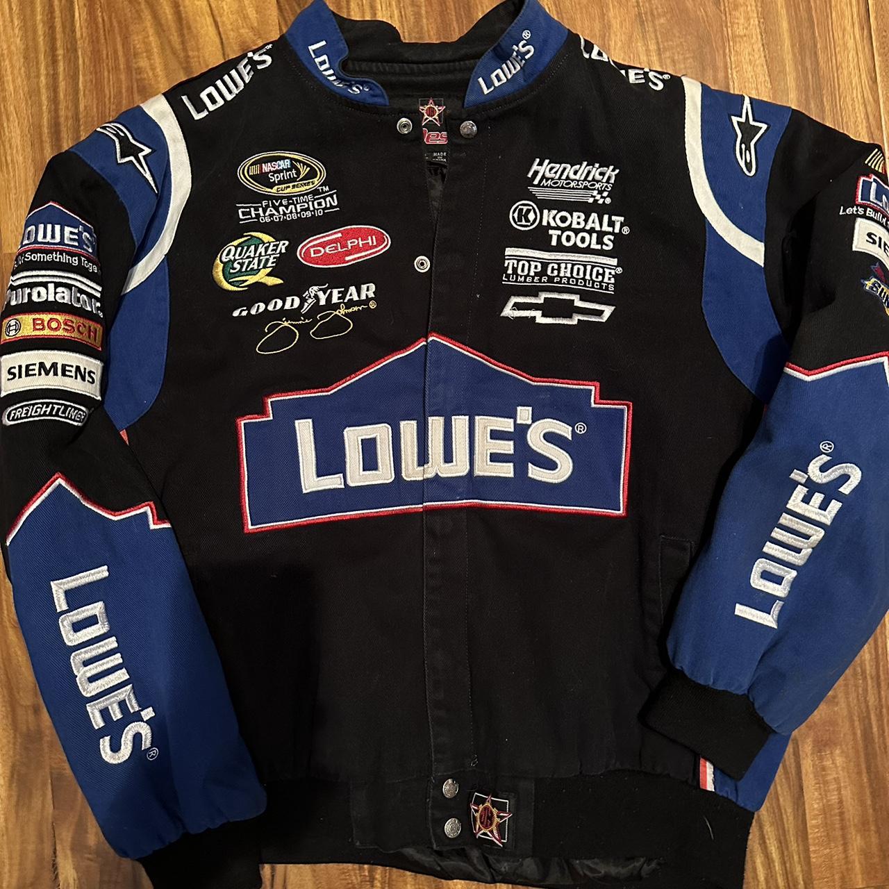 NASCAR Jimmie Johnson Lowe’s Racing Jacket - Depop