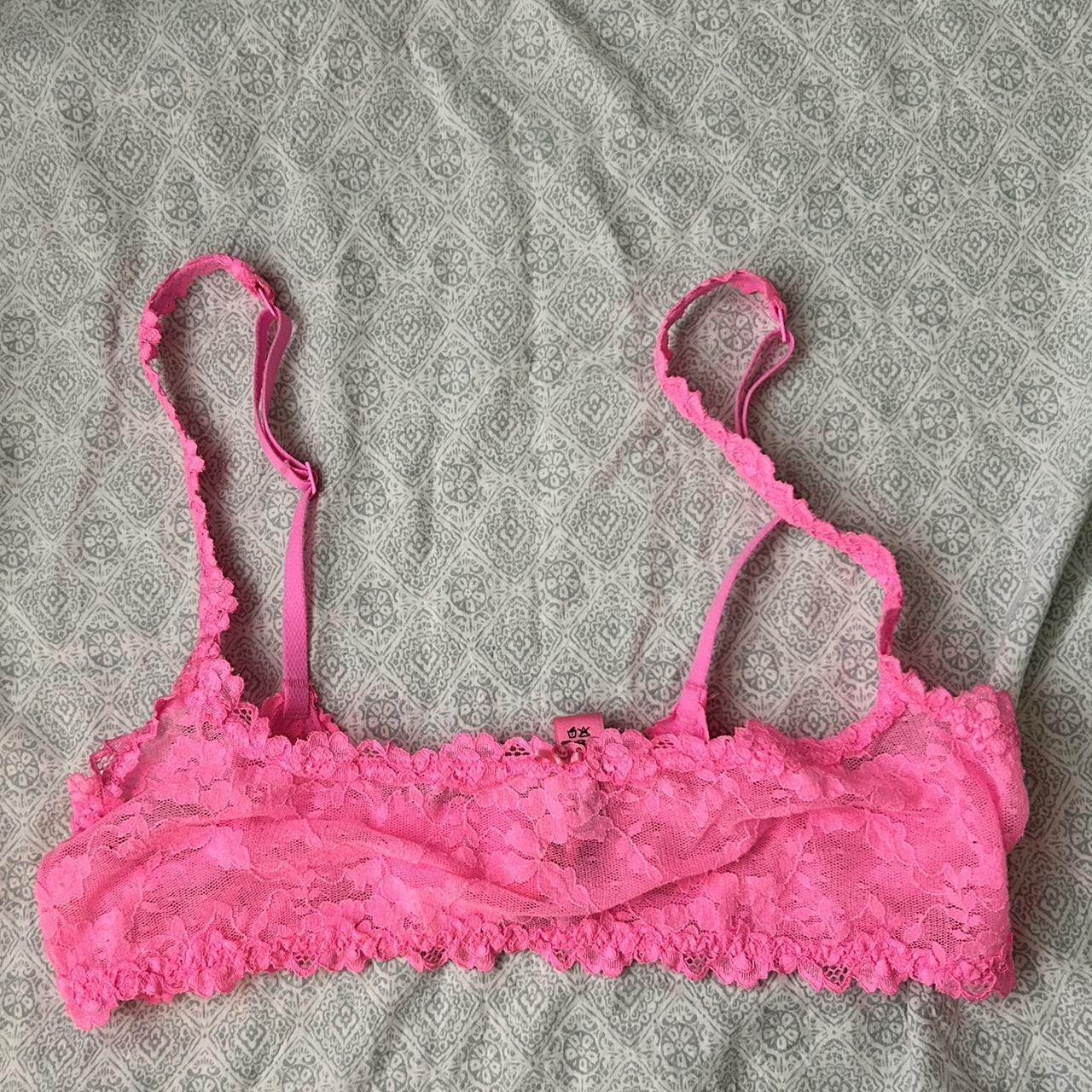 Skims neon pink bralette. Worn once - Depop