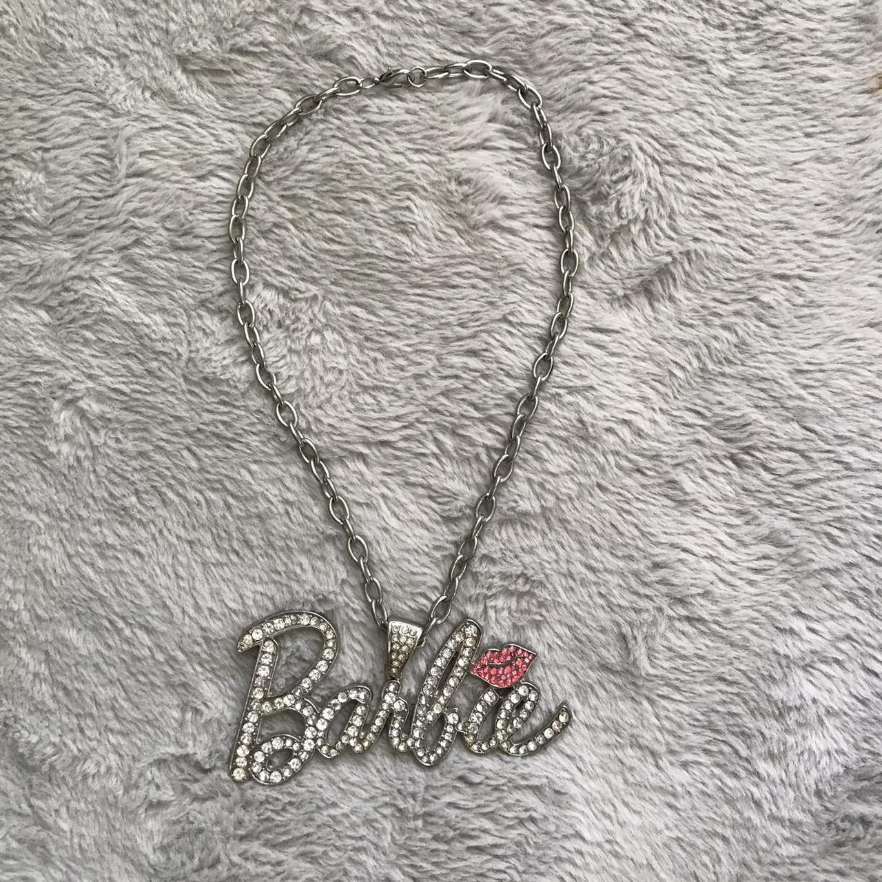 Barbie chain 😛💕💕😫 #barbie #pink #chain #rhinestones - Depop
