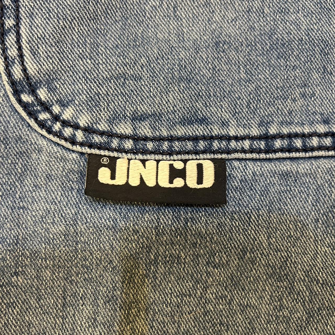 blue jnco 101 twin cannon antique wash there is... - Depop