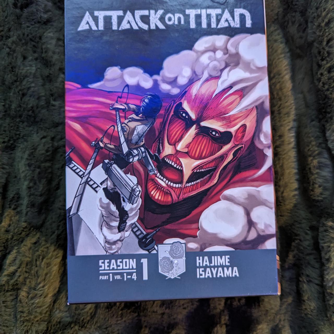 AOT/ Attack on Titan manga volumes 1-4 in original... - Depop