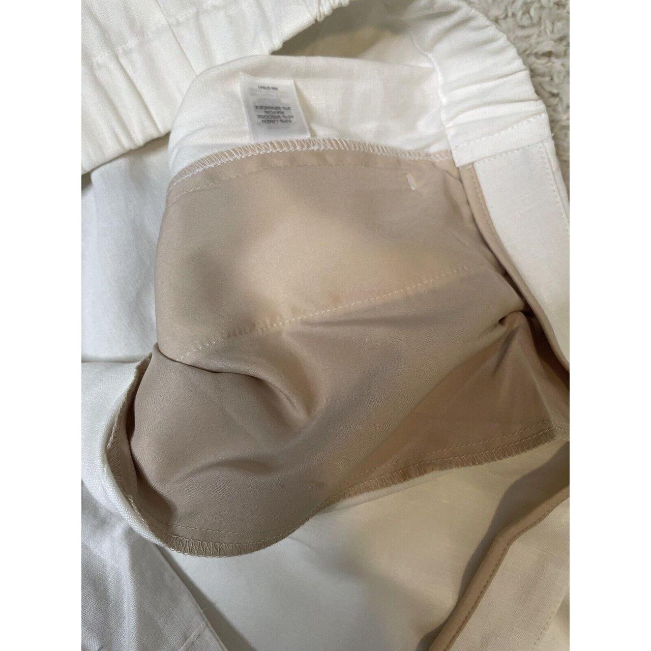 Nwt J Jill Plus Size 3x Linen Blend Strech White Depop